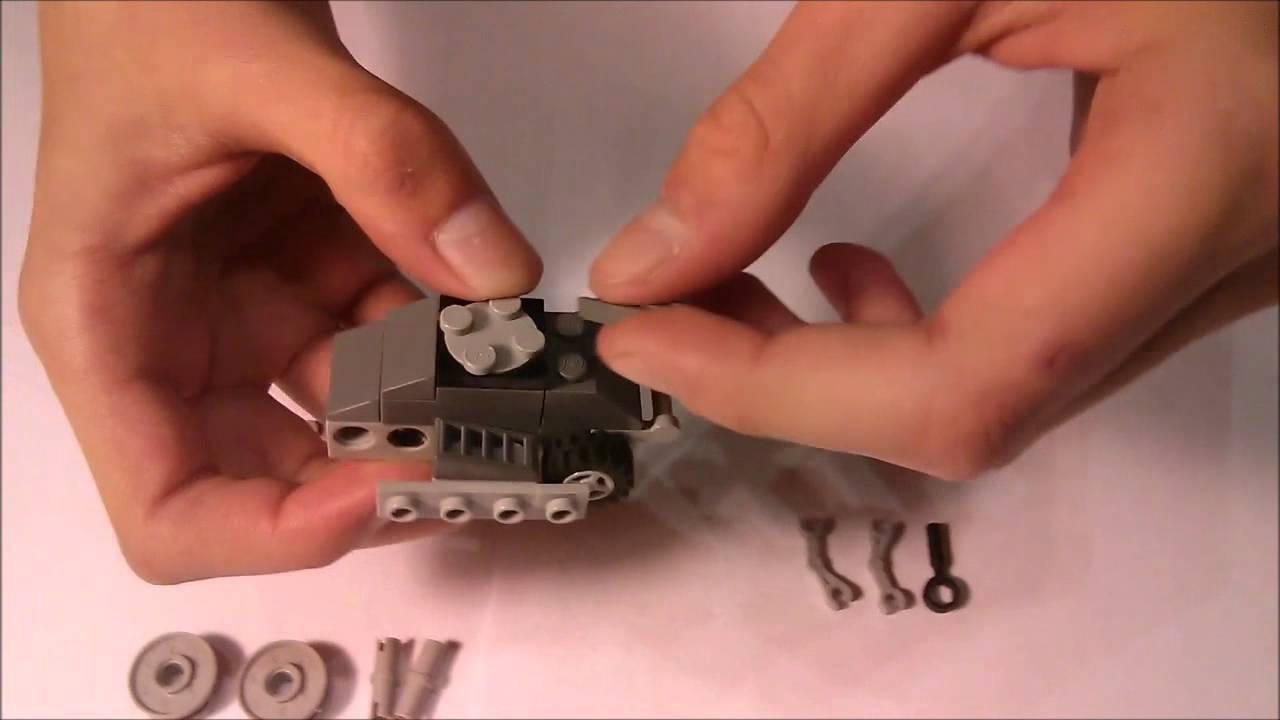 LEGO MS-1 tank with wheels by Marci - YouTube