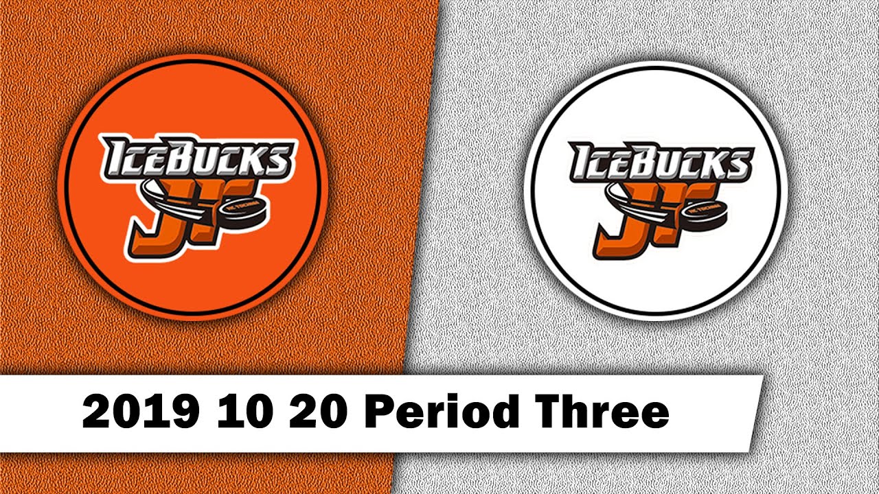20191020 Nikko Ice Bucks Juniors, White verses Orange Period 3 - YouTube