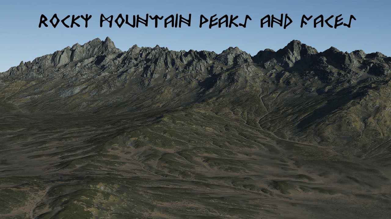 Gaea Tutorial: Rocky Peaks and Faces - YouTube