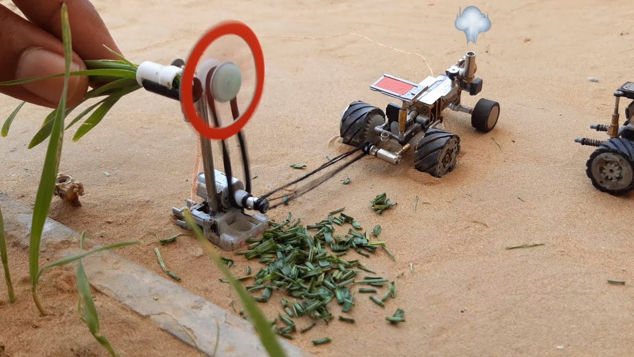 Diy tractor machine motor | science project part 7 - YouTube