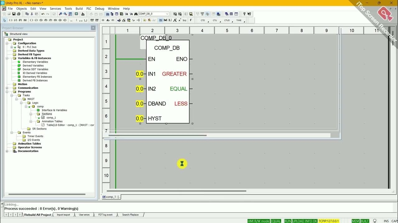 UNITY PRO XL [ COMP_DB INSTRUCTION ] PROGRAMMING - YouTube