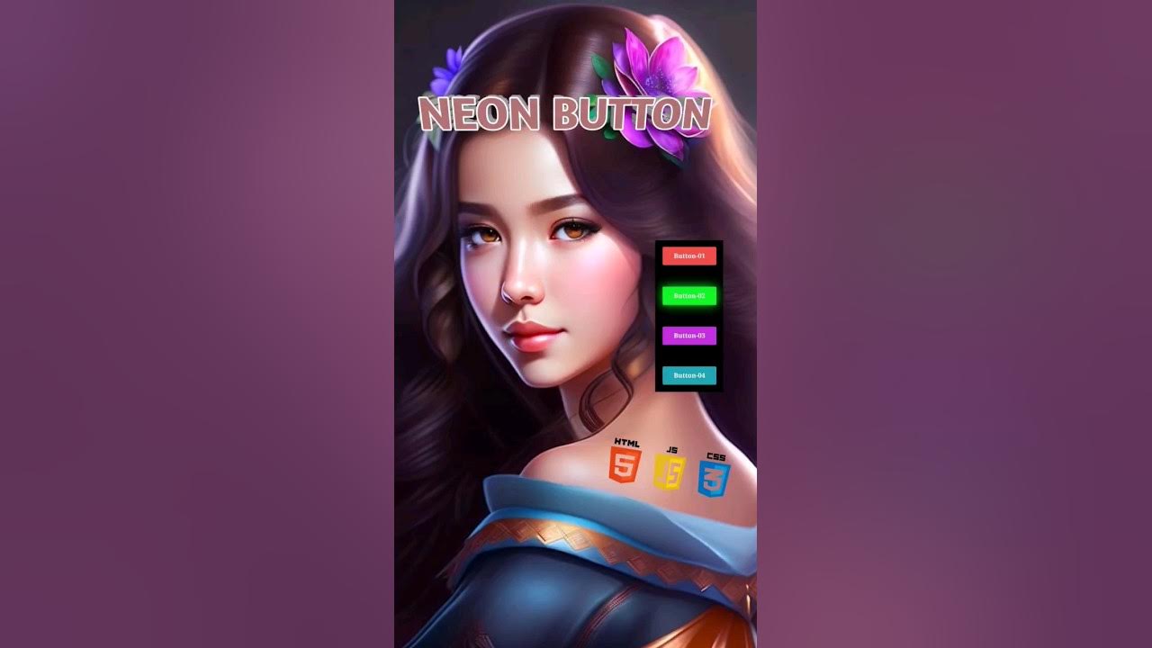 Neon Button Html And Css Tutorial Css Button Coding Easy Css Neon Button Youtube