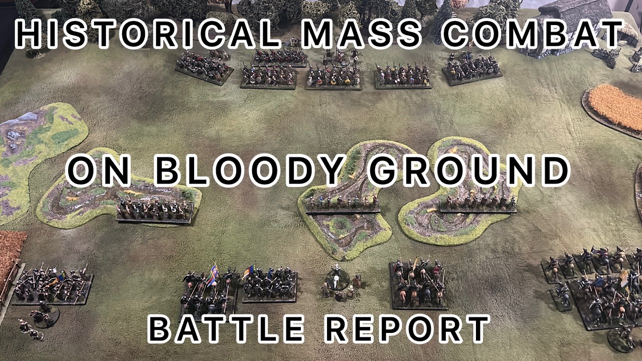 Historical Mass Combat Wargame - Battle Report - On Bloody Ground The ...