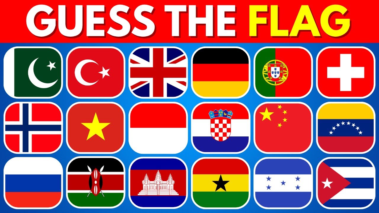 Can You Guess All 60 Country Flags in 3 Seconds? | Ultimate Flag Quiz ...