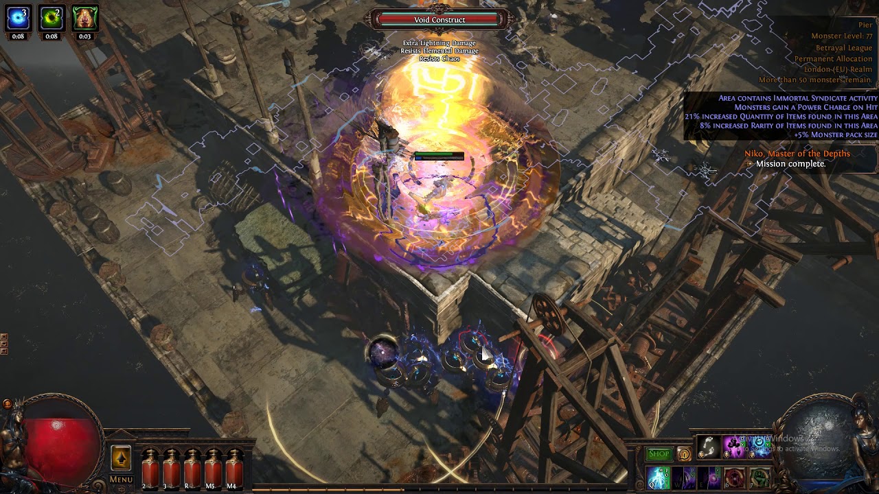Path of Exile Chaos Scion build level 78 - YouTube