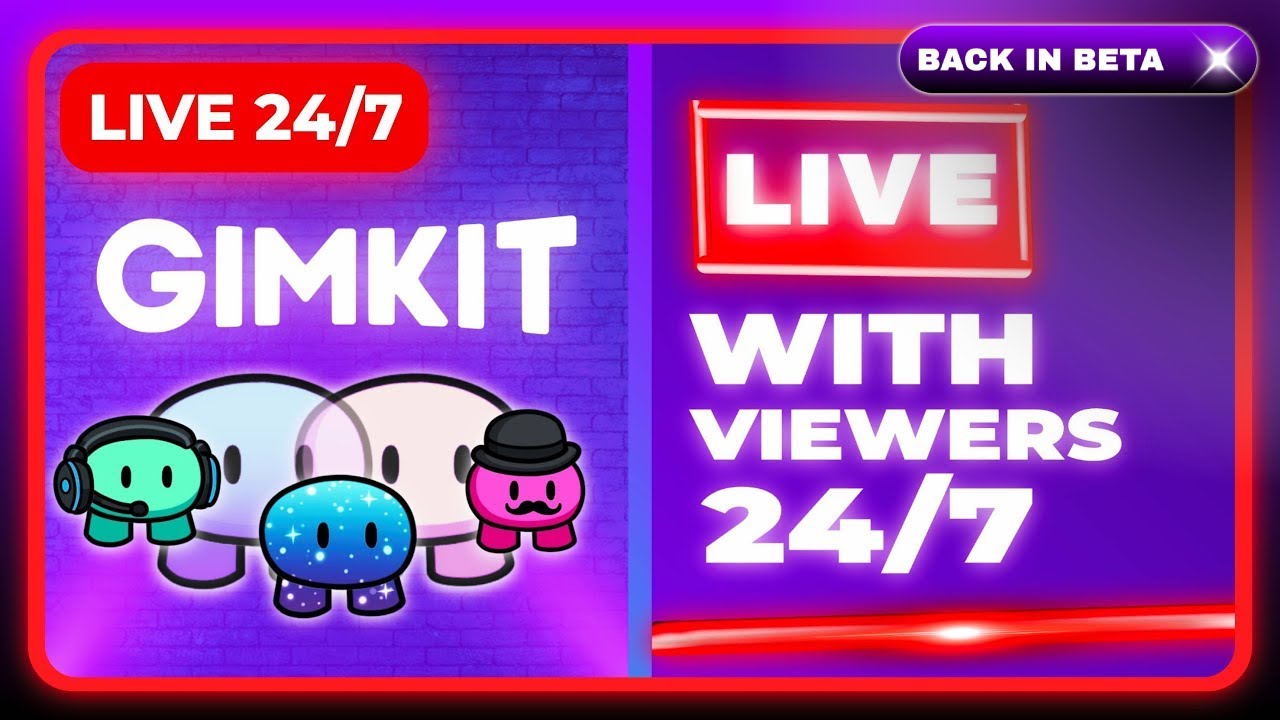 Gimkit Live Stream 24/7 | STREAM IS BACK LIVE IN BETA! - YouTube
