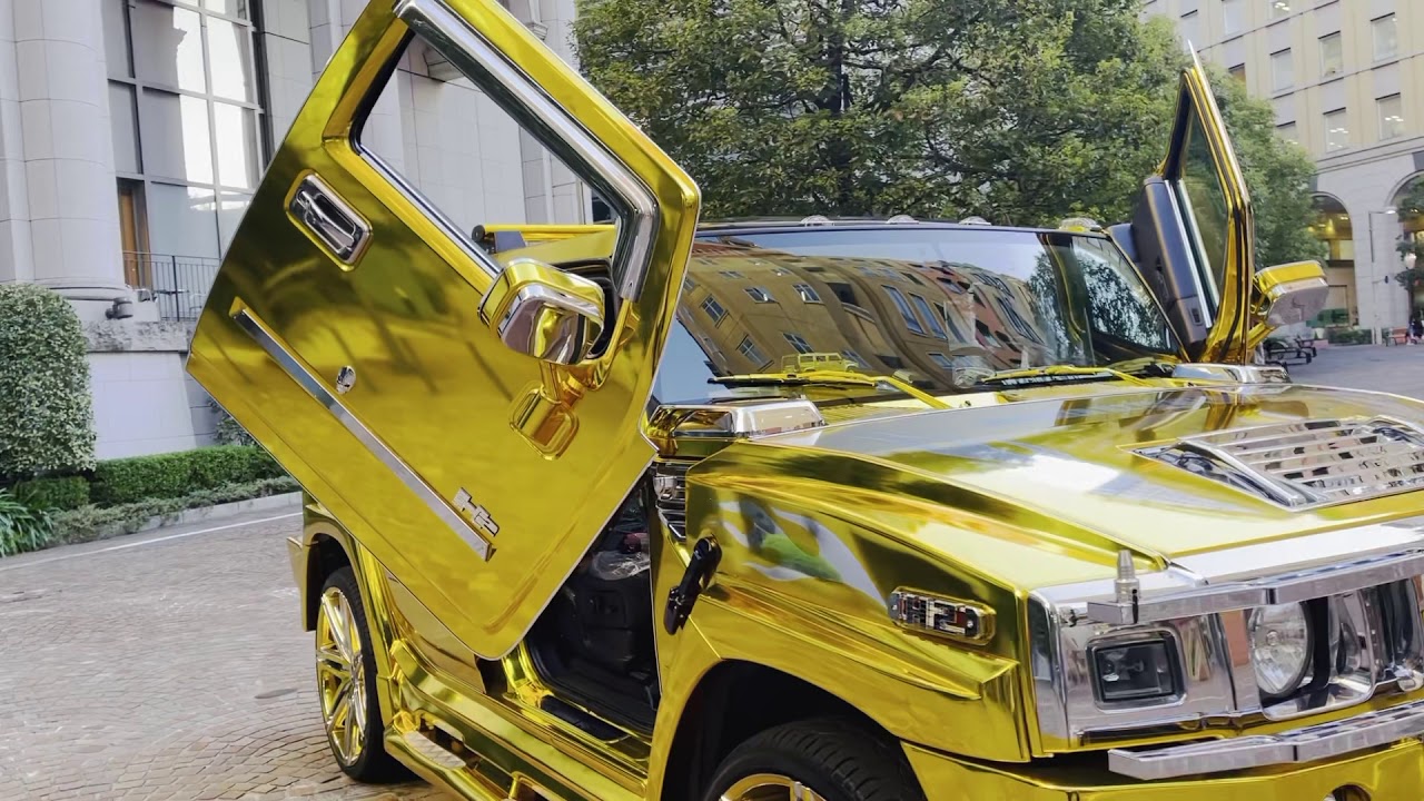 Gold hummer - YouTube