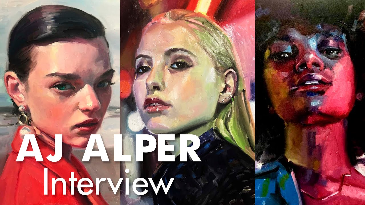 AJ Alper Interview: Oil Portraits, Alla Prima Technique And More! - YouTube