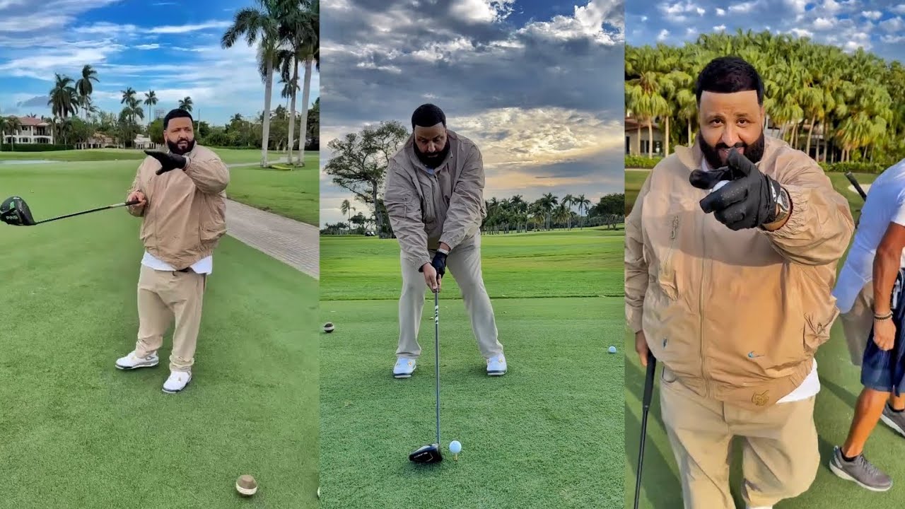 DJ Khaled - Let's go golfing || dj khaled is playing golfing and ...
