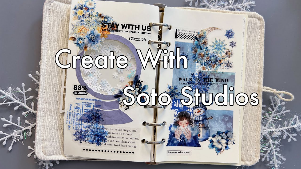 Creative Spreads with Soto Studios🥰 | Scrapbook Supplies| Junk ...