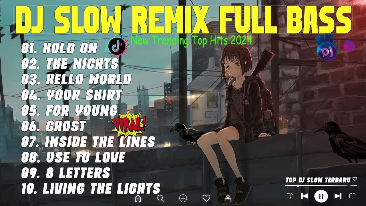 HITS DJ SLOW REMIX FULL BASS ALBUM TERBARU 2024 REMIX DJ SLOW NEW ...