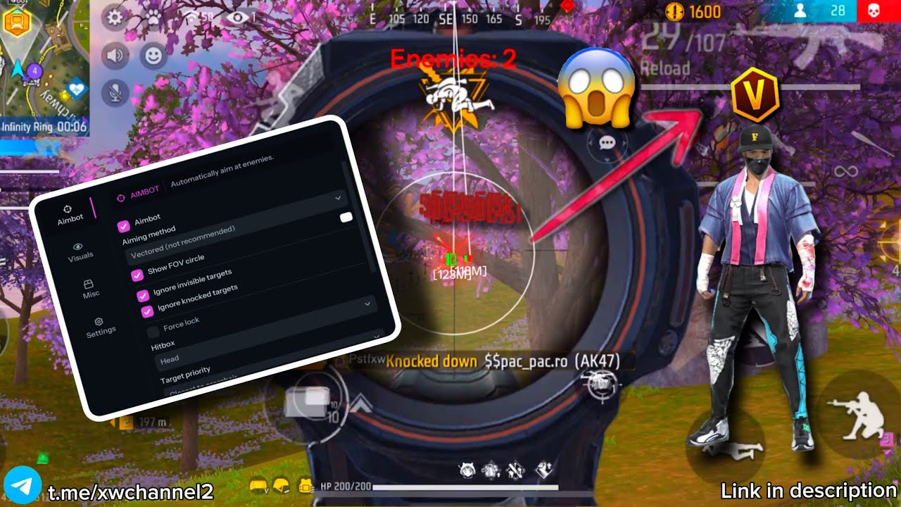 HACK FF FOR IOS🔥PANEL FOR IOS🤍[esign, gbox, scarlet] Antiban 100% # ...