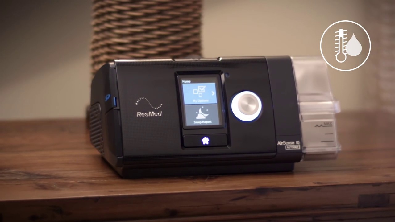 VPAP AirCurve 10 V Auto = Vpap automático Resmed - Glomedical. - YouTube