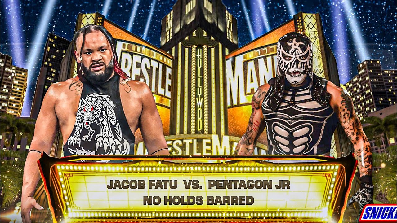 Penta Vs Jacob Fatu - No Holds Barred Match At Wrestlemania - YouTube
