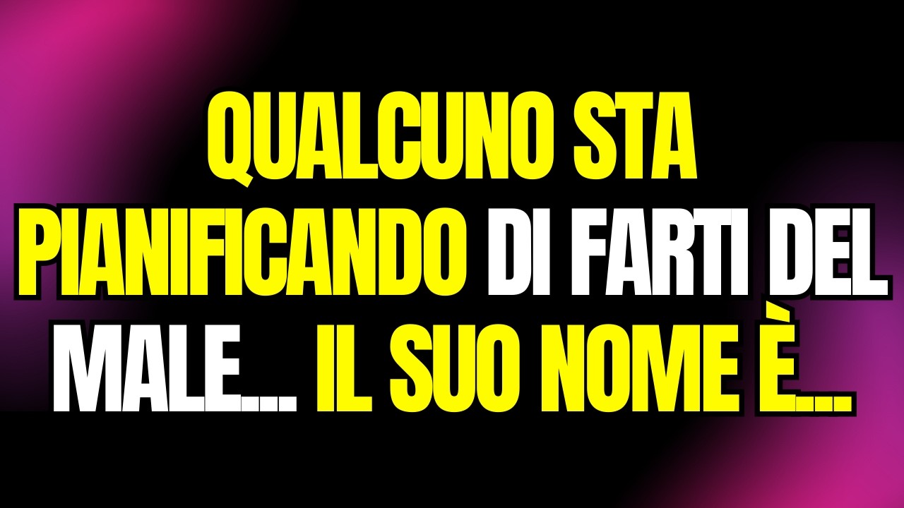 Messaggio di Dio Oggi: Qualcuno Sta Pianificando di Farti Del Male ...