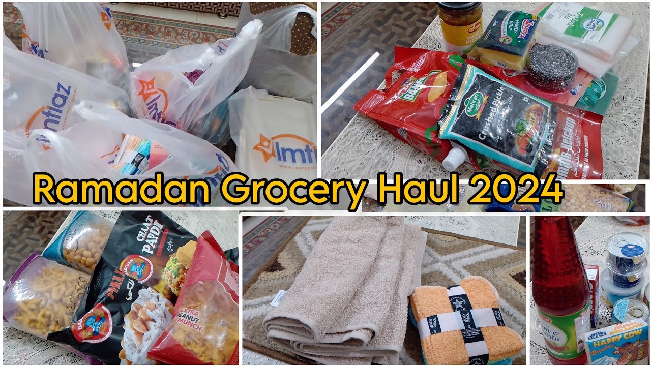 Ramadan grocery haul 2024 ll Grocery shopping for Ramadan || By Aapi ki ...