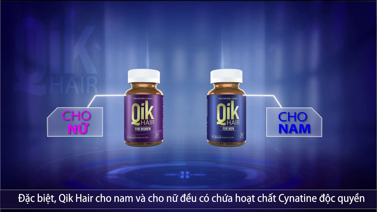 Qik Hair – Giảm Rụng, Mọc Tóc Chắc Khỏe - YouTube