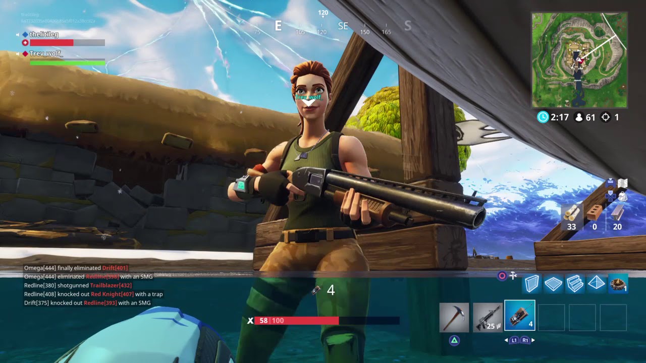 Fortnite with trev_wolf_ part 2 - YouTube