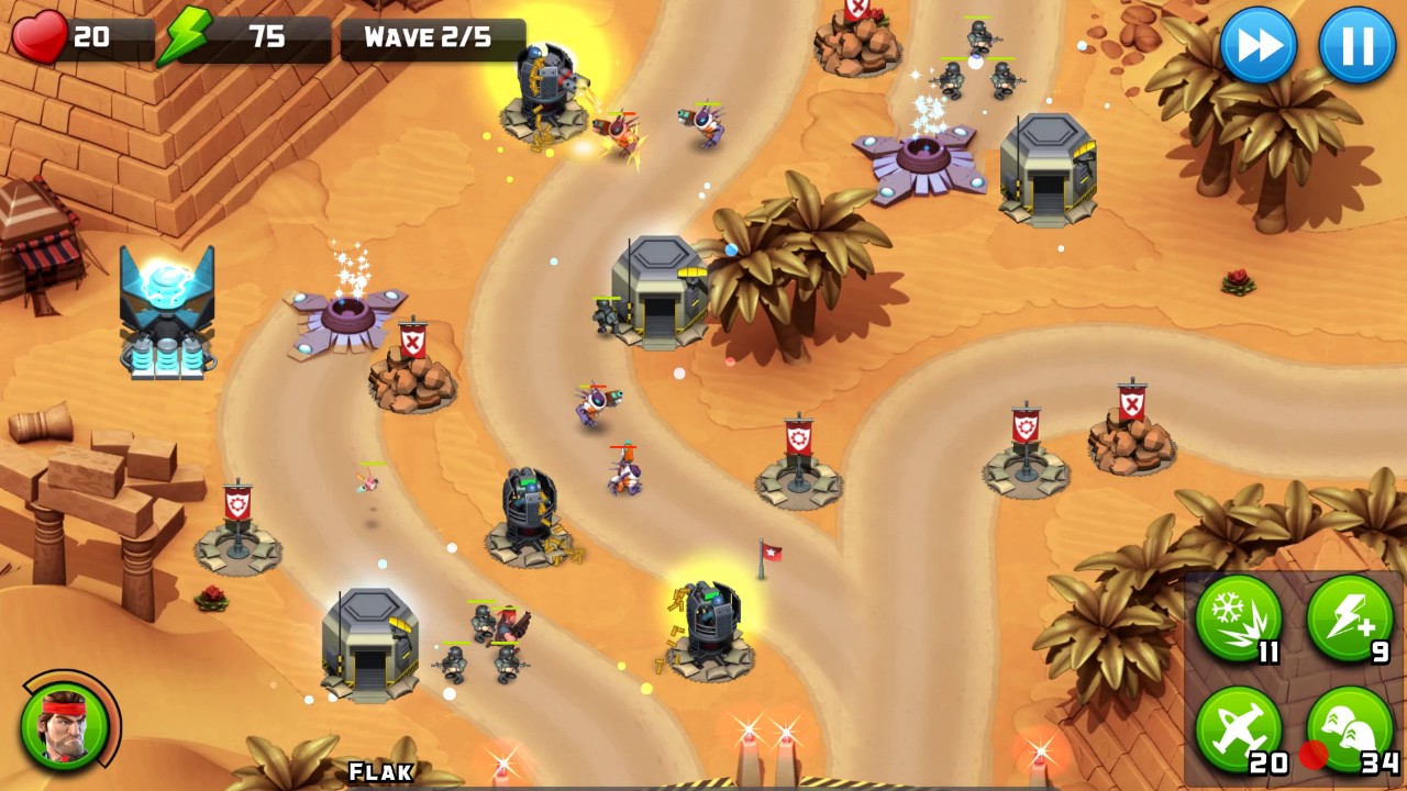 Alien Creeps TD - Level 31-Pyramid Schemes - Campaign 3 Stars - YouTube