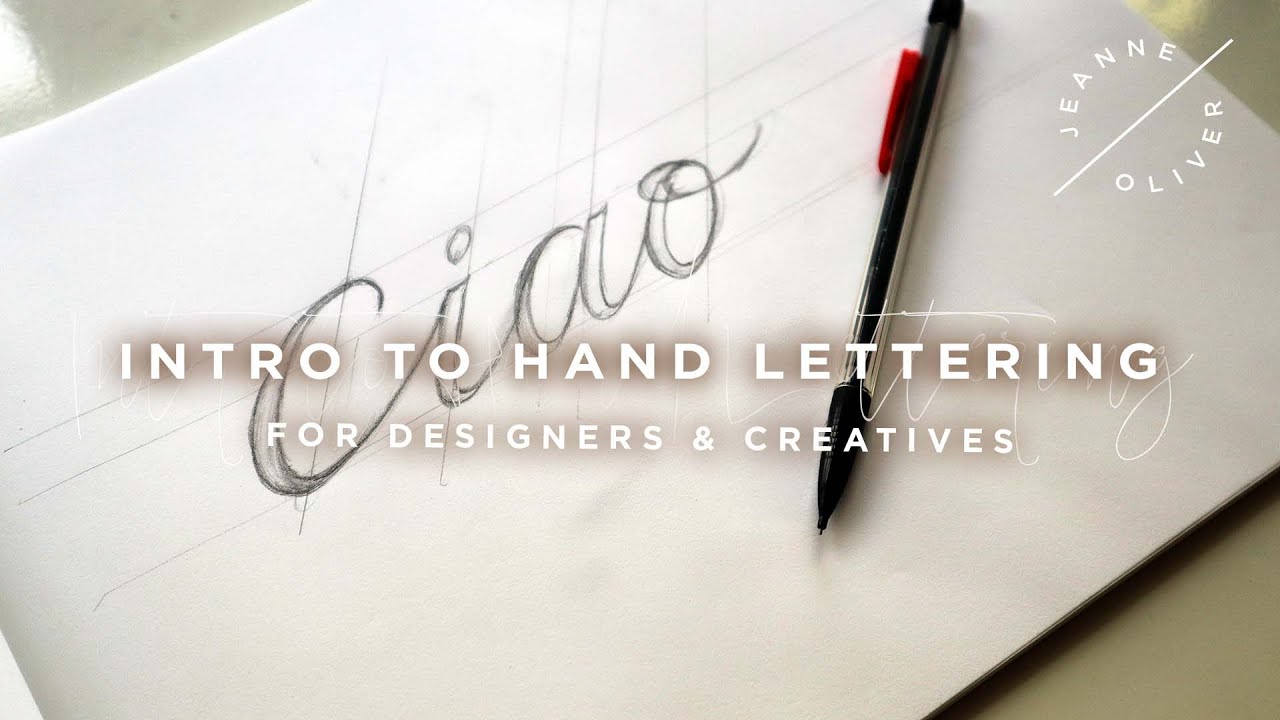 Intro to Hand Lettering for Designers and Creatives promo - YouTube