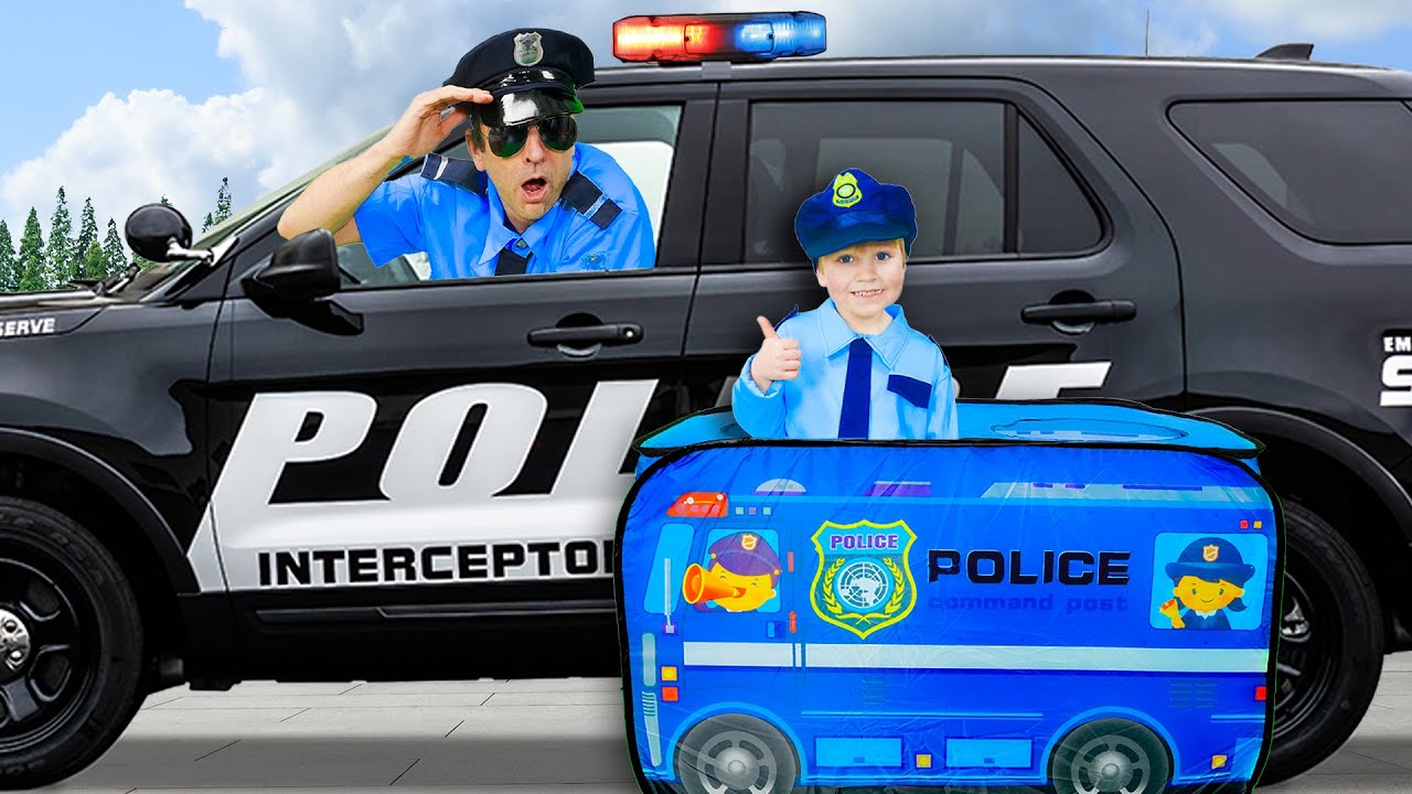 Amelia & Avelina learn about Safety rules from Policeman Arthur - YouTube