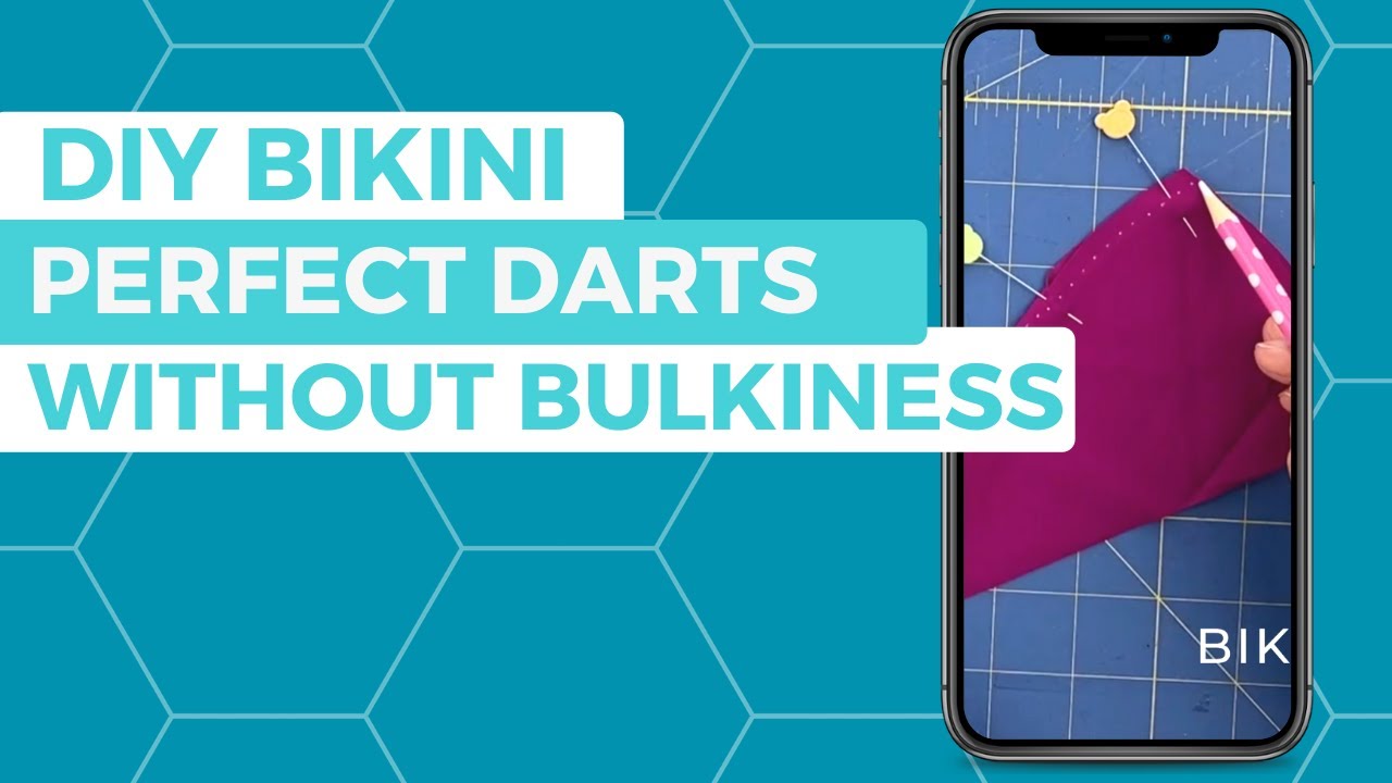 𝗦𝗲𝘄 𝗽𝗲𝗿𝗳𝗲𝗰𝘁 𝗱𝗮𝗿𝘁𝘀 𝗼𝗻 𝘀𝘄𝗶𝗺𝘄𝗲𝗮𝗿 without bulkiness * DIY bikini - YouTube