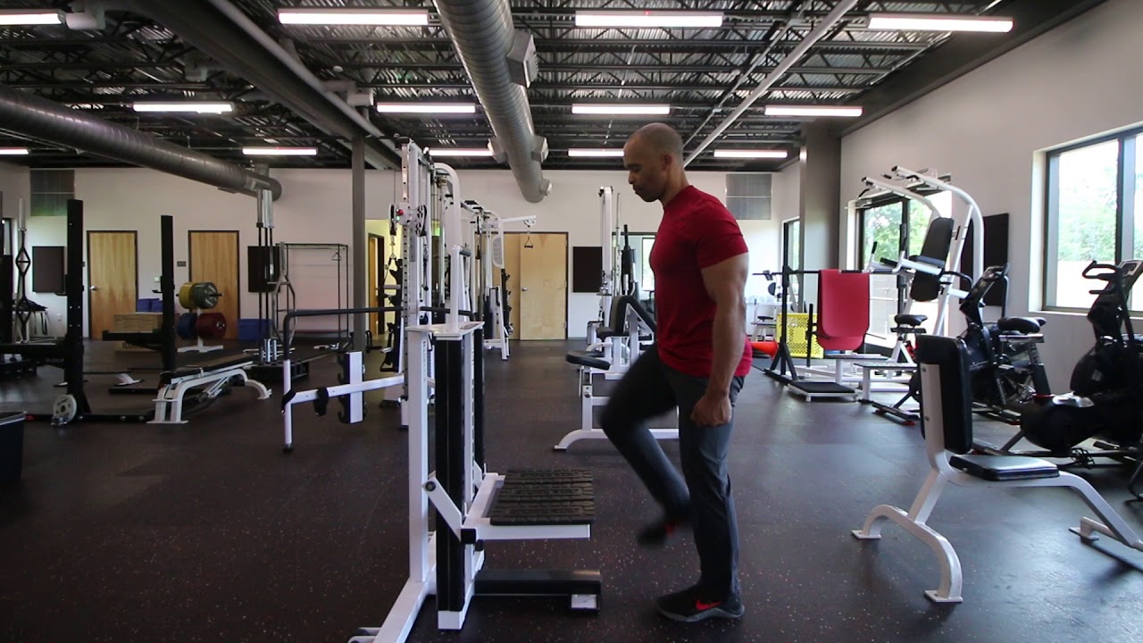 Alternating Step up, front - YouTube