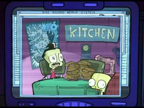 Invader zim amsr ( zim eats waffles )