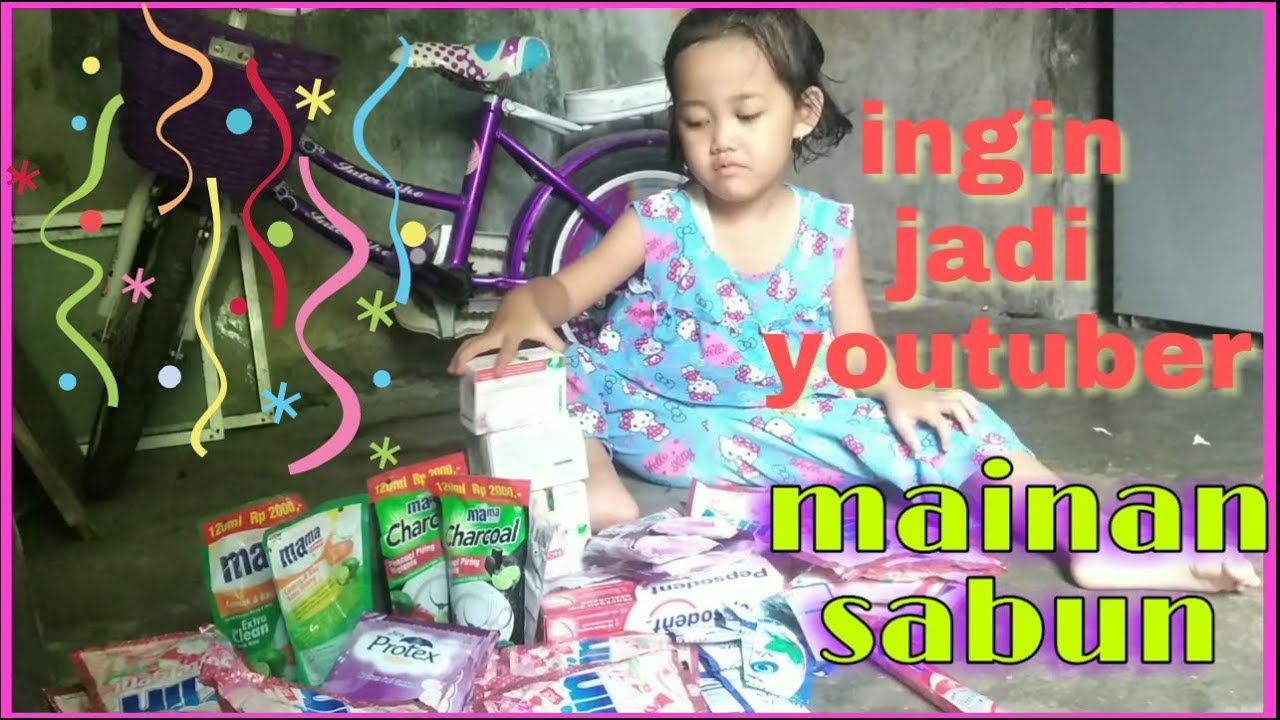 Belajar jualan main sabun bermain - YouTube