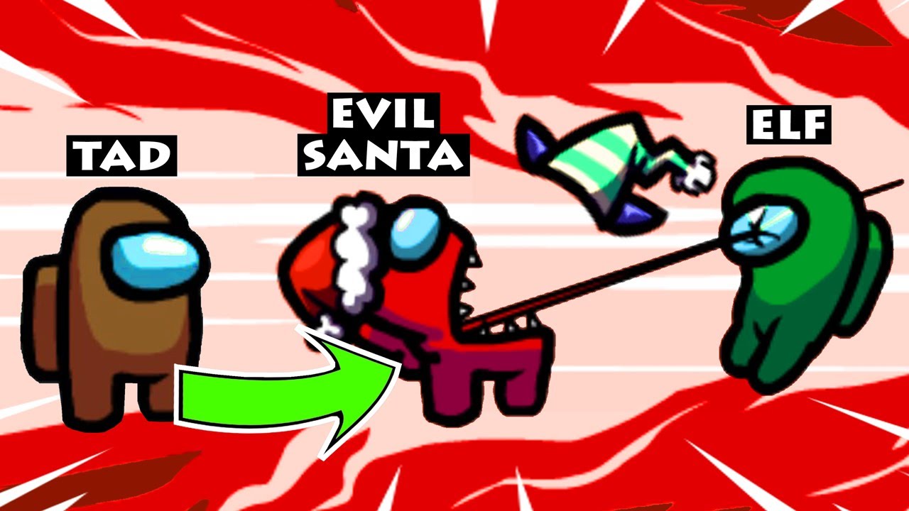 Hide and Seek from EVIL SANTA! | Among Us - YouTube