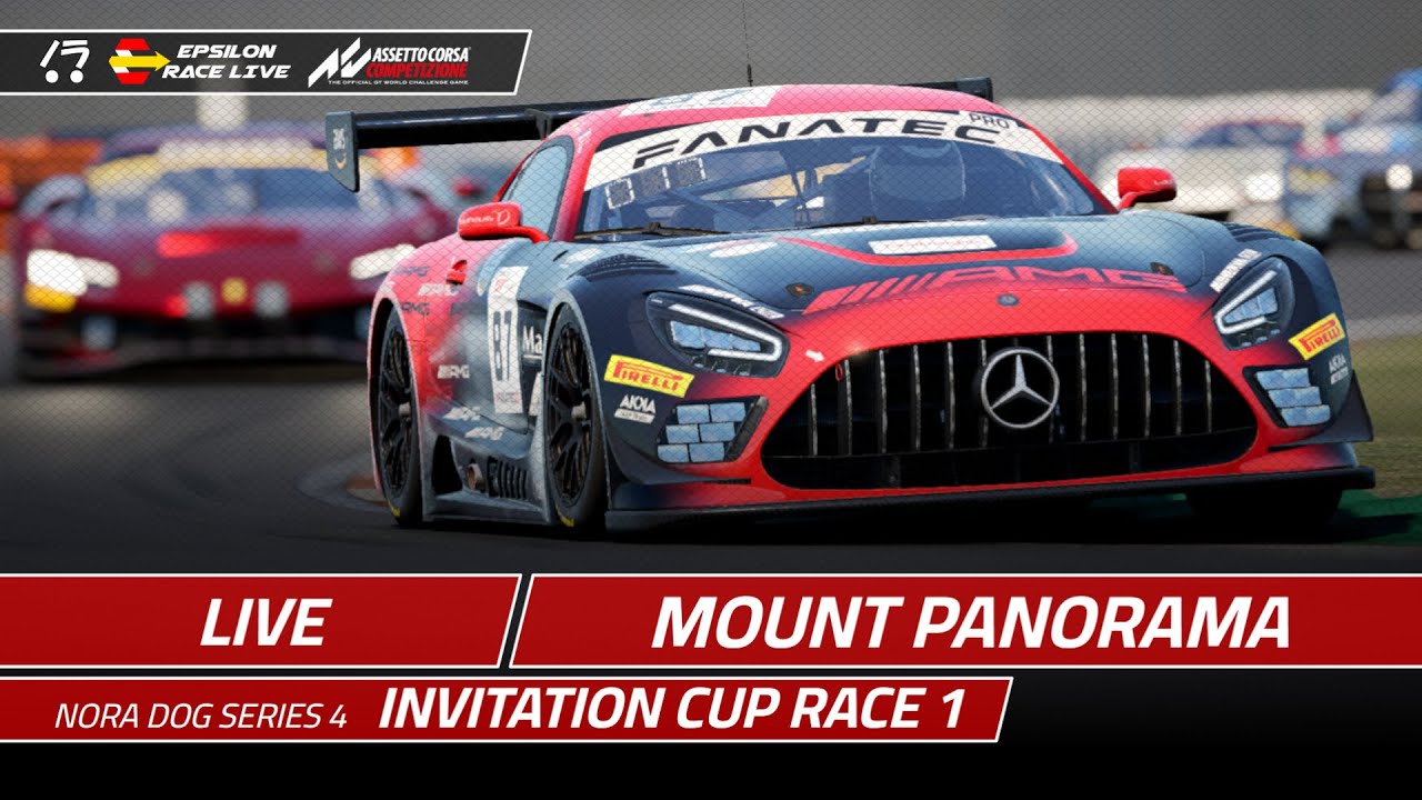 LIVE | #NORADOG_S4 | INVITATION CUP RACE 1 | MOUNT PANORAMA | NORA DOG ...