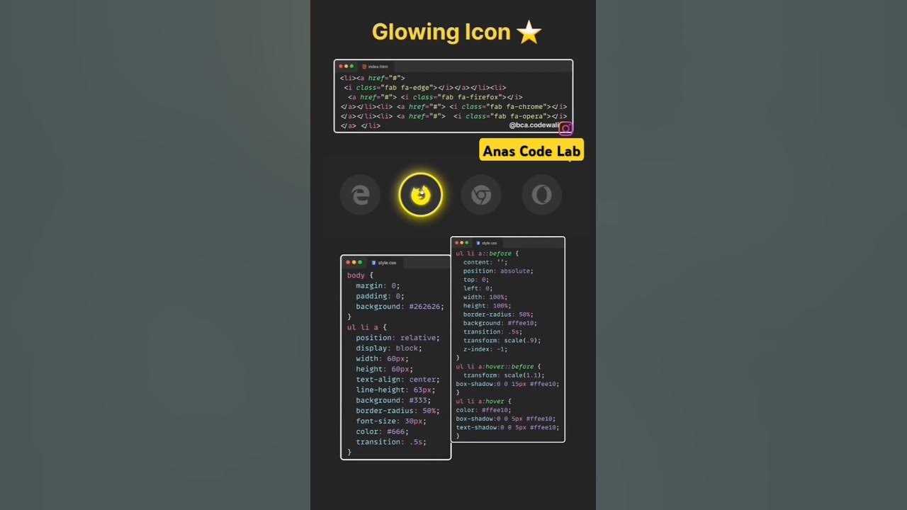 Social Media Icons Neon Affect And Shadew India Icon Coding Css Html Js Buttonhovereffect