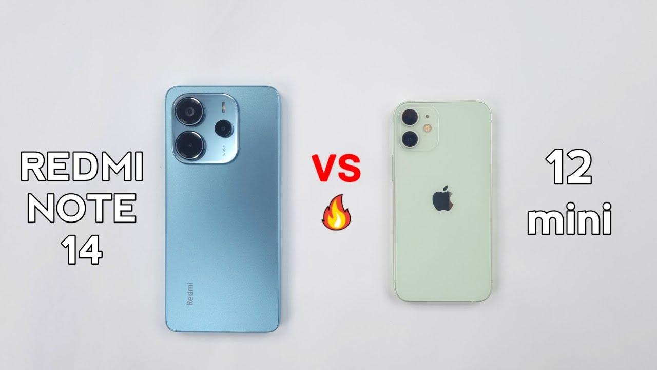 iPhone 12 mini vs Redmi Note 14 - Speed Test! - YouTube