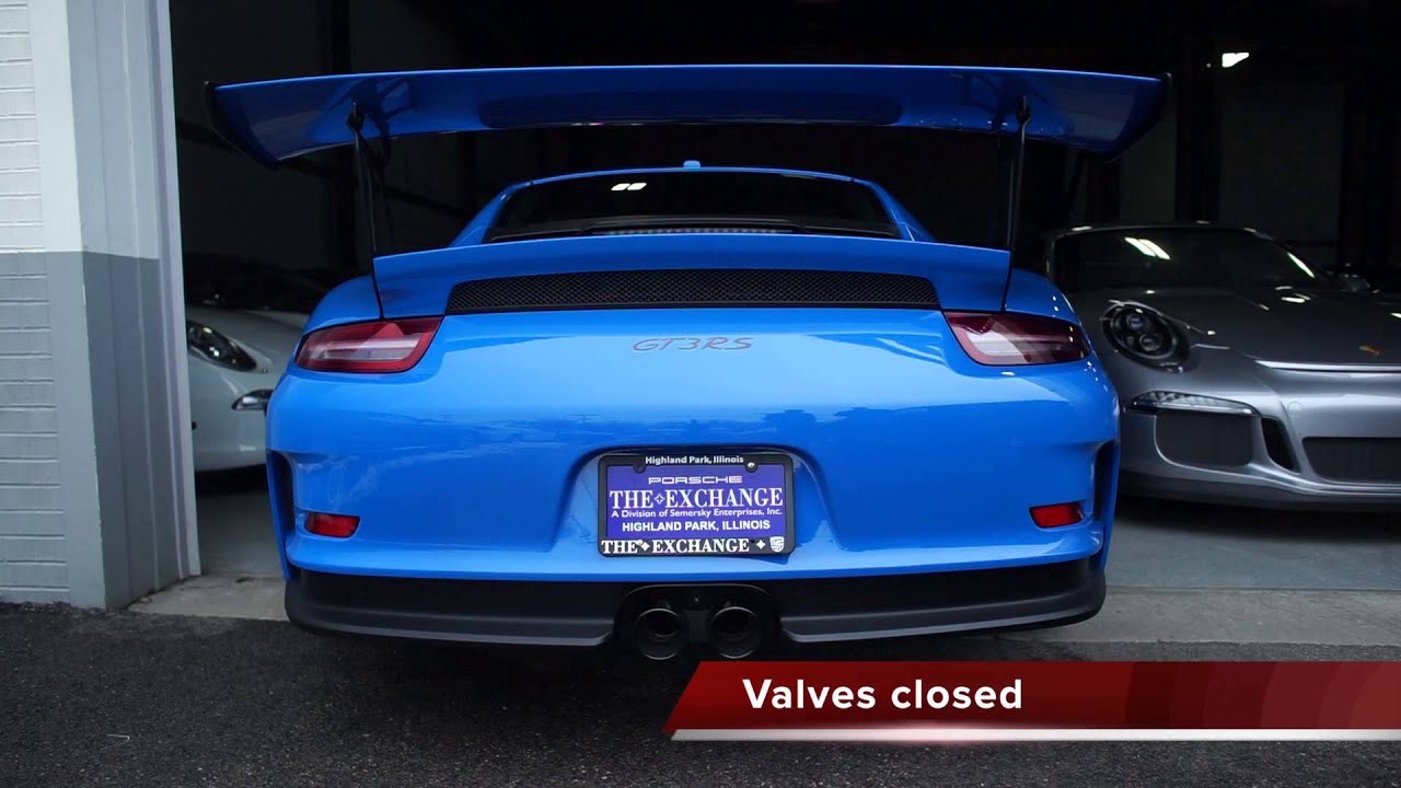 Porsche 911 991 GT3 RS with Sharkwerks exhaust - YouTube