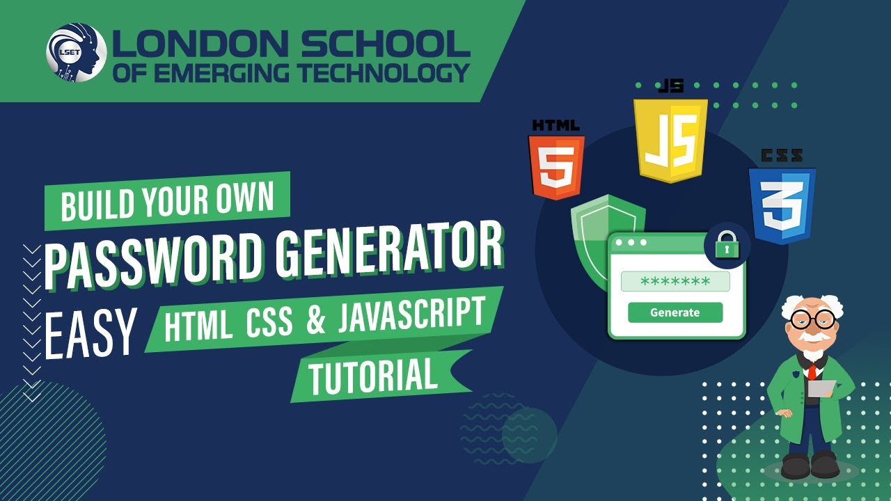 Build Your Own Password Generator Easy Html Css And Javascript 1212