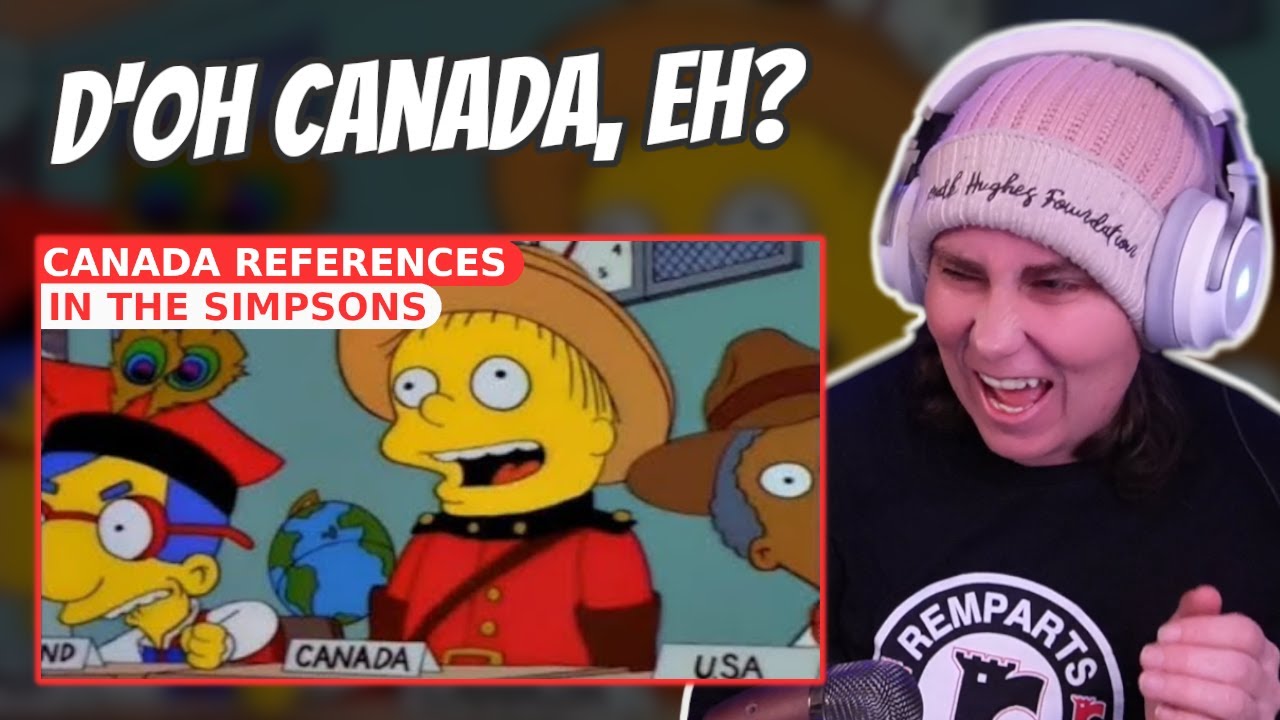 Canada References in The Simpsons | Australian Reacts | AussieTash ...