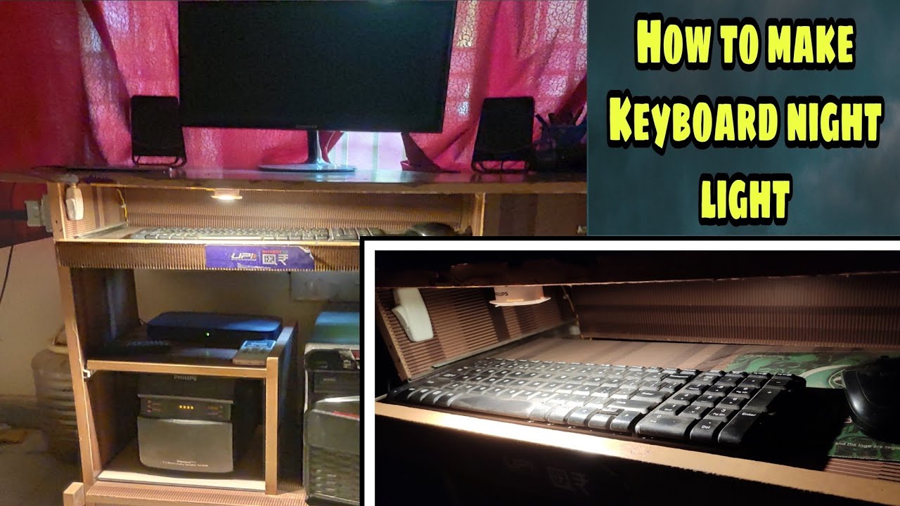 How to make keyboard night light | very useful for every one | # ...