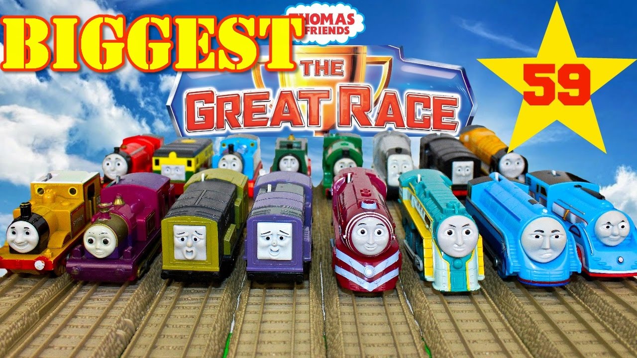 NEW THE BIGGEST THOMAS AND FRIENDS THE GREAT RACE #59 TrackMaster ...