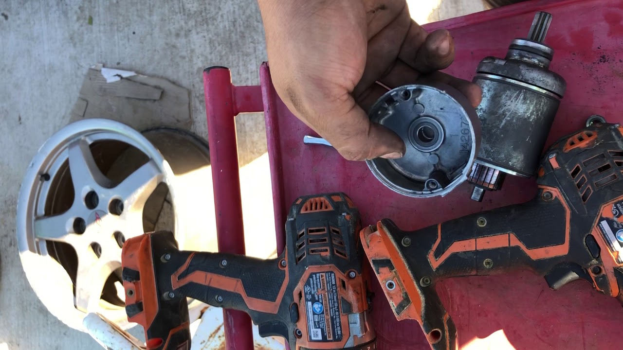 Yamaha R6 starter rebuild - YouTube