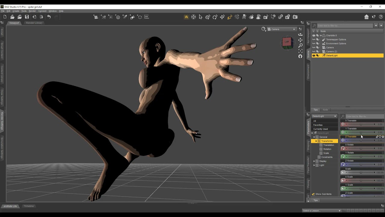 Use Daz Studio to get forced perspectives for your comics and ...