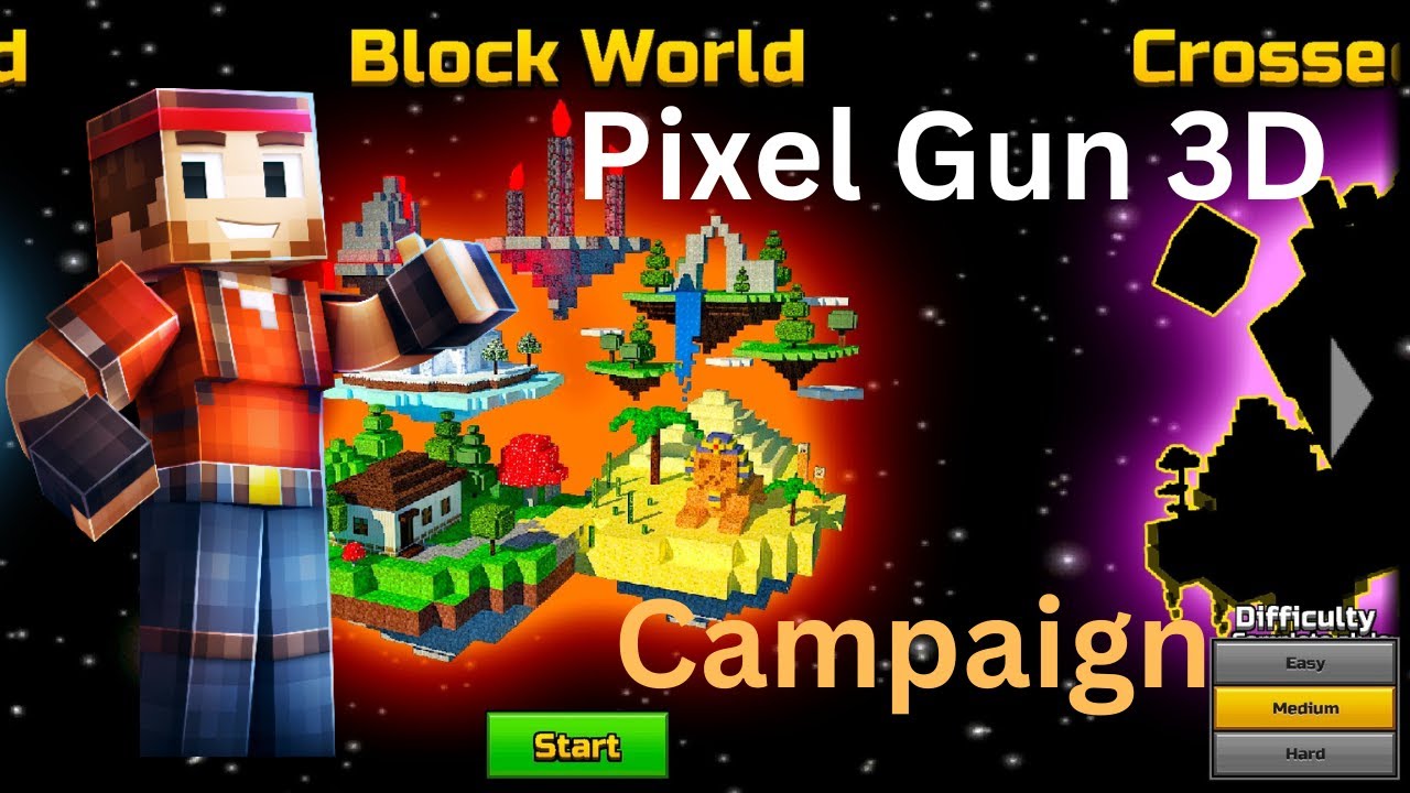 Pixel Gun 3D - Winter Island Campaign - Walkthrough - YouTube
