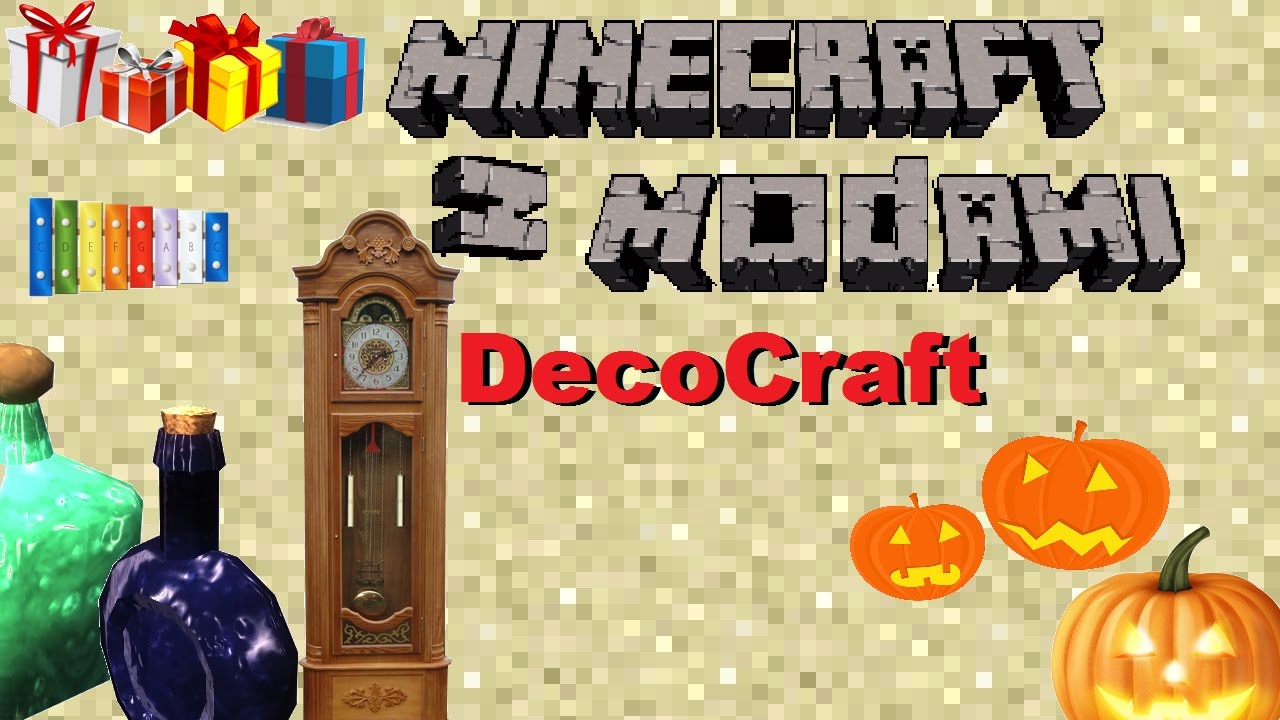 Minecraft z modami #76 - DecoCraft - Epickie Ozdoby! - YouTube