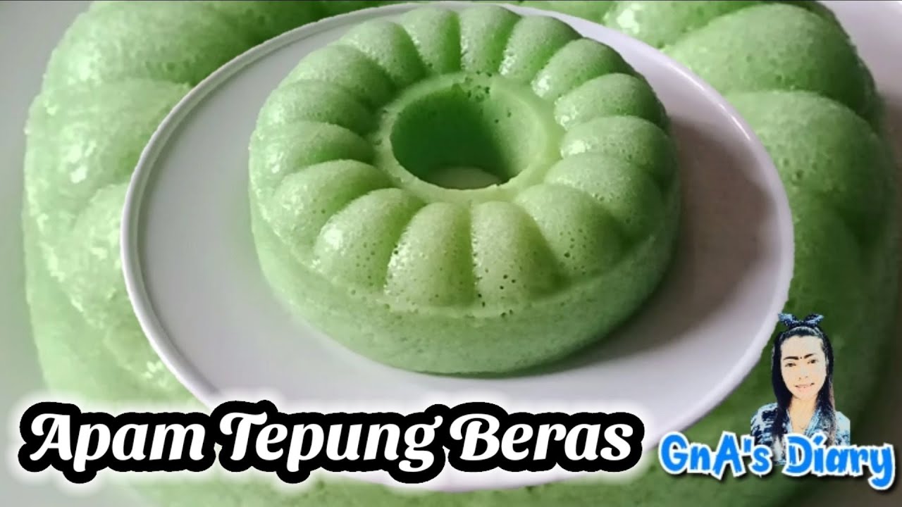 Resepi Kuih Apam Tepung Beras Sukatan Sudu || Rice Flour Steamed Cake ...
