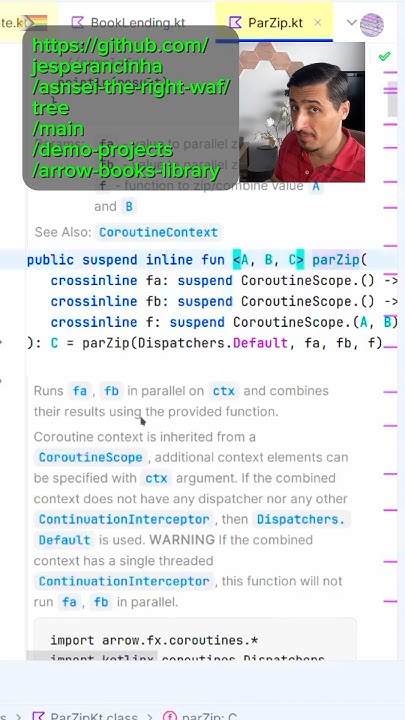 ENTRAILS!!! Of a COROUTINE?? #jesprotech #kotlin #arrow #projectarrow - YouTube
