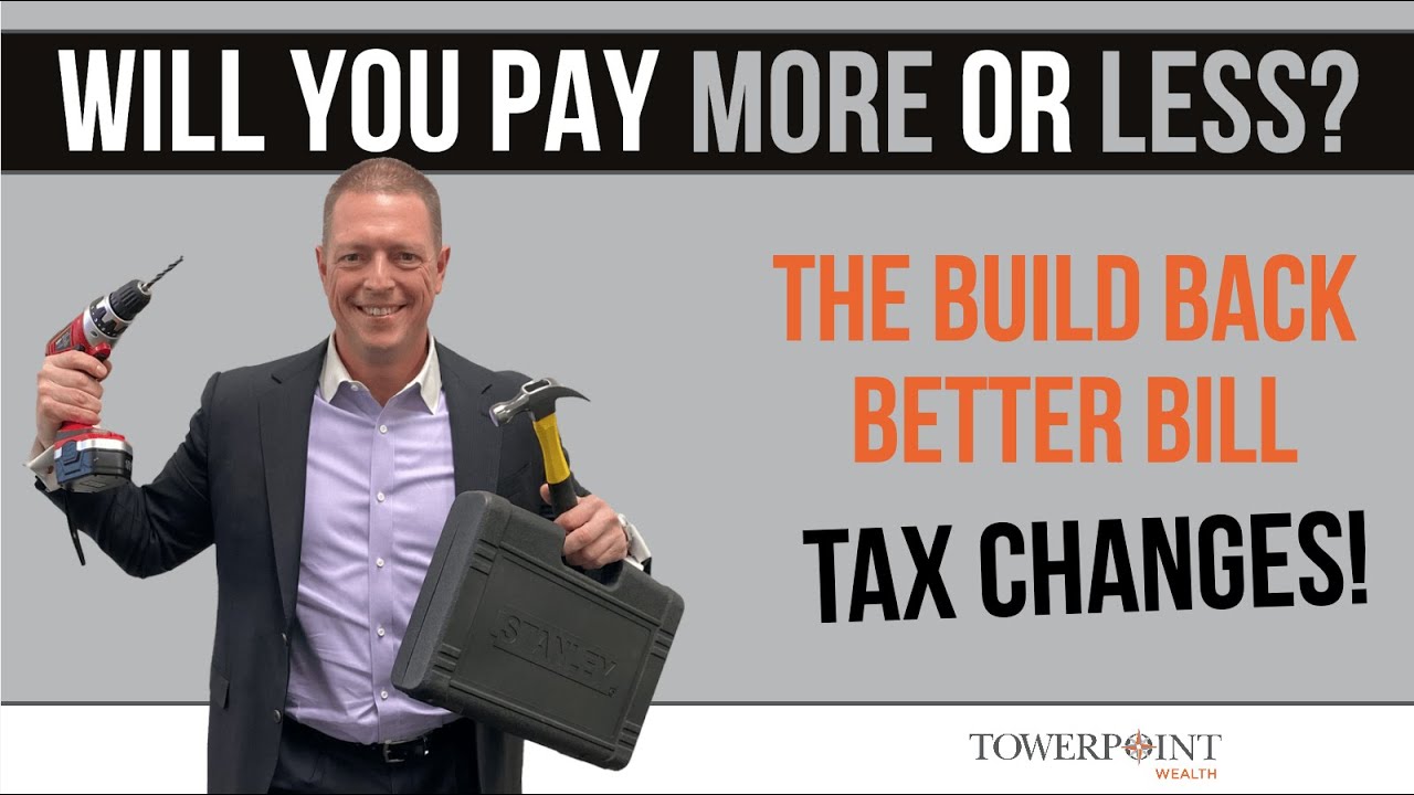 Will You Pay More or Less? The Build Back Better Bill Tax Changes! # ...