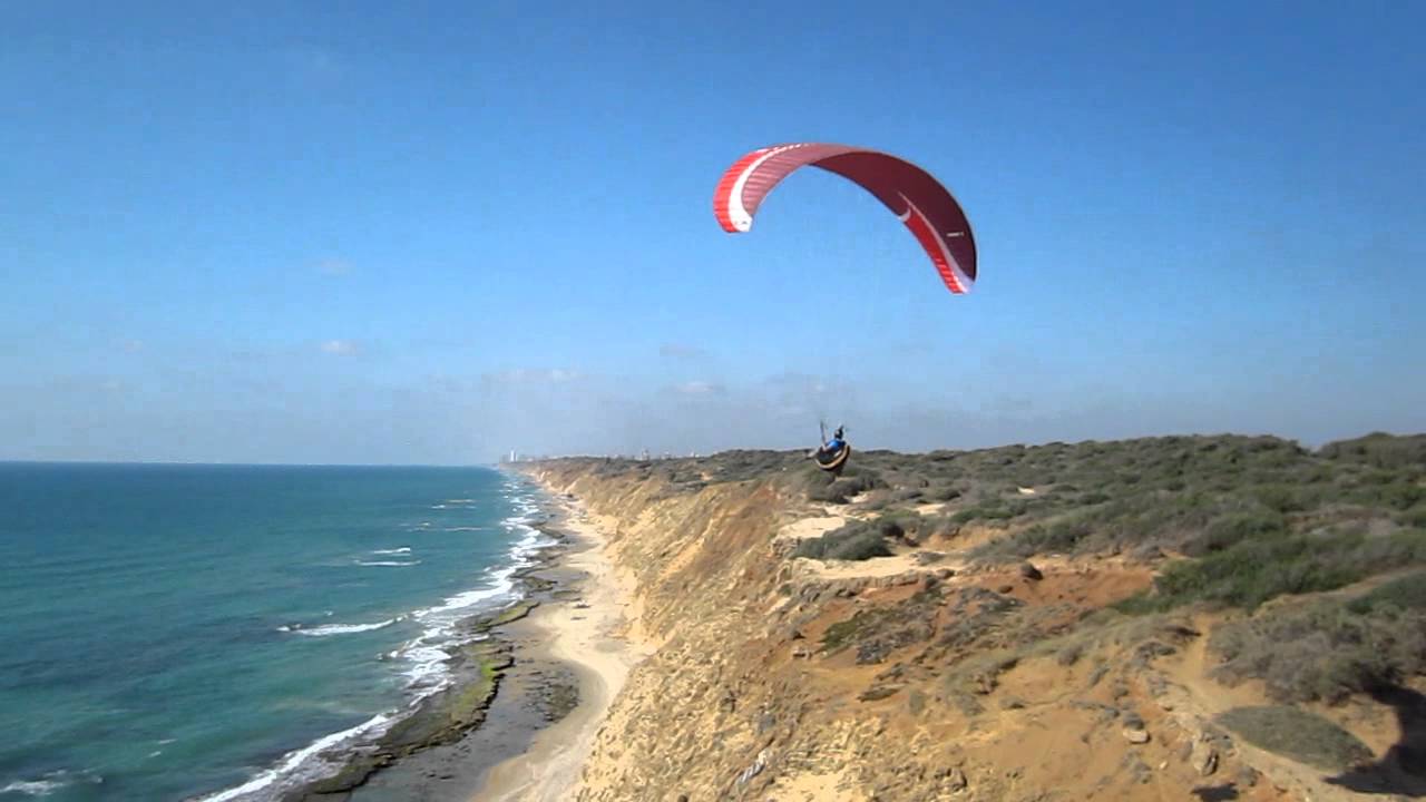 Paragliding Ga'ash, Israel - YouTube