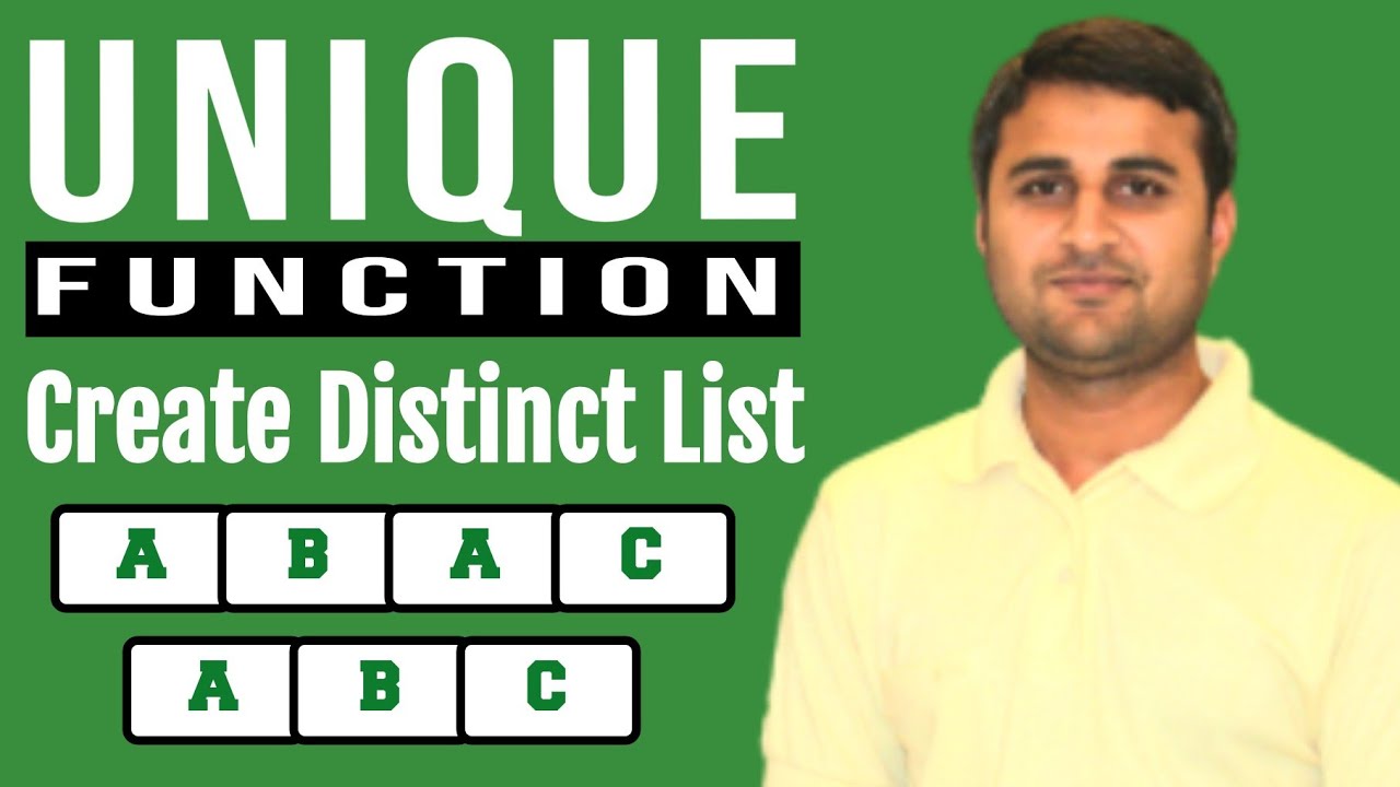Unlocking Excel s Unique Function Extracting Distinct Values Excel Unlocking Excel s Unique Function Extracting Distinct Values Excel
