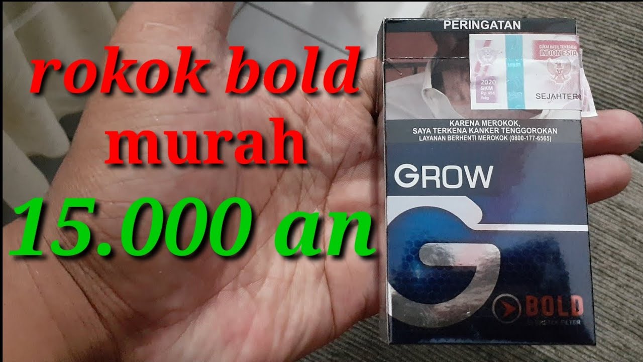 Review rokok murah GROW bold - YouTube
