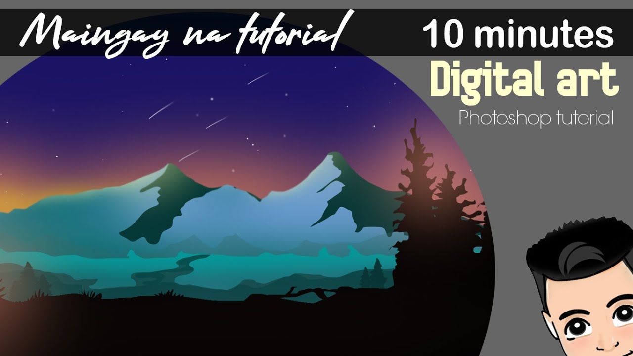 Photoshop tutorial How to make graphics in photoshop Tagalog | Digital ...