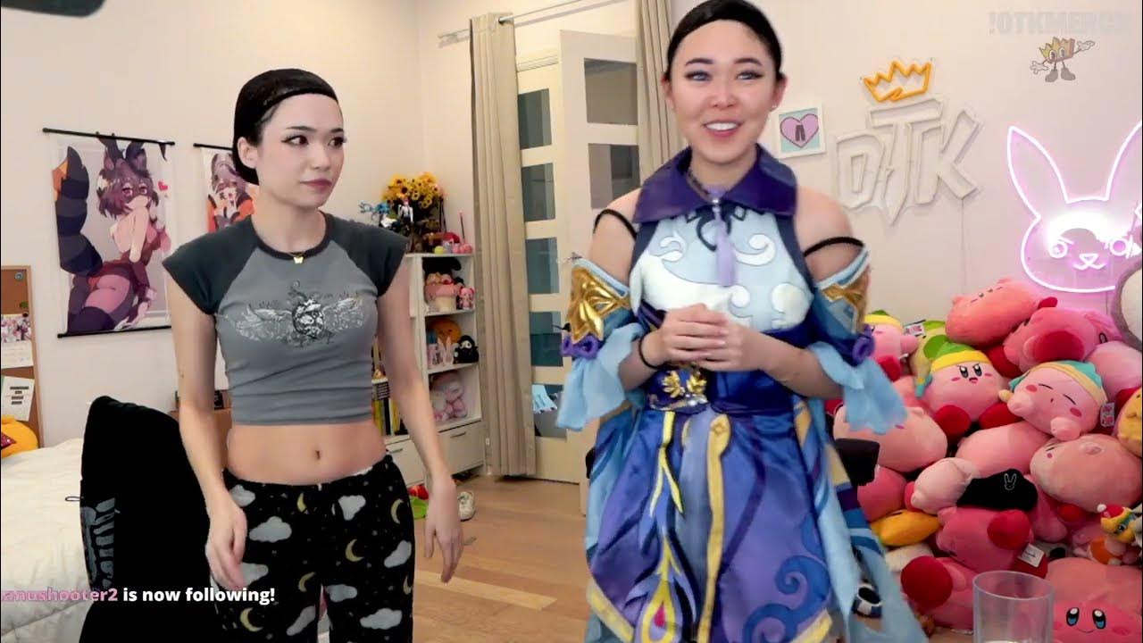 Emiru & Extra Emily Cosplay As Lunch Ladies - YouTube